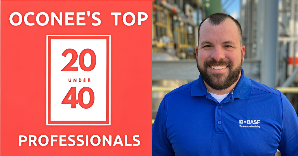 BASF ECMS’ Holland named to Oconee County’s 2024 Top 20 Under 40 list ...